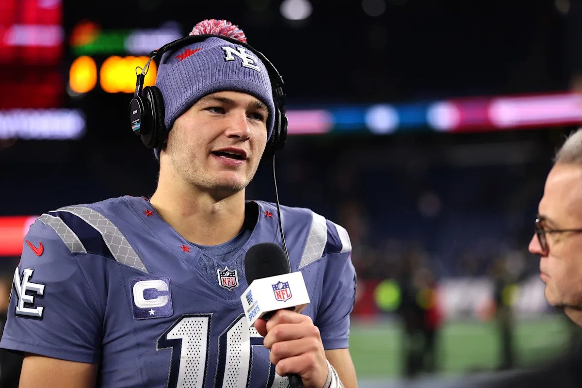 Drake Maye responde después de que Cam Newton criticara el éxito de los ...