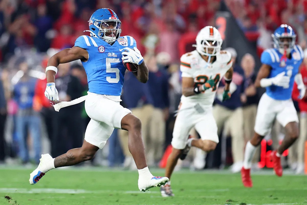 Fiesta Bowl: Ole Miss RB Kewan Lacy se queda sin tiempo después de una ...